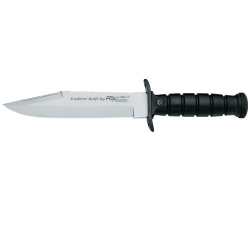 FoxKnives Military Explorer fixed knife 55-57 HRC 440 steel blade ...