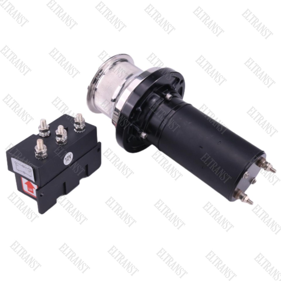 12V 900W Capstan Electric Windlass Kit for Mid-Size Boats Mooring 900 ...