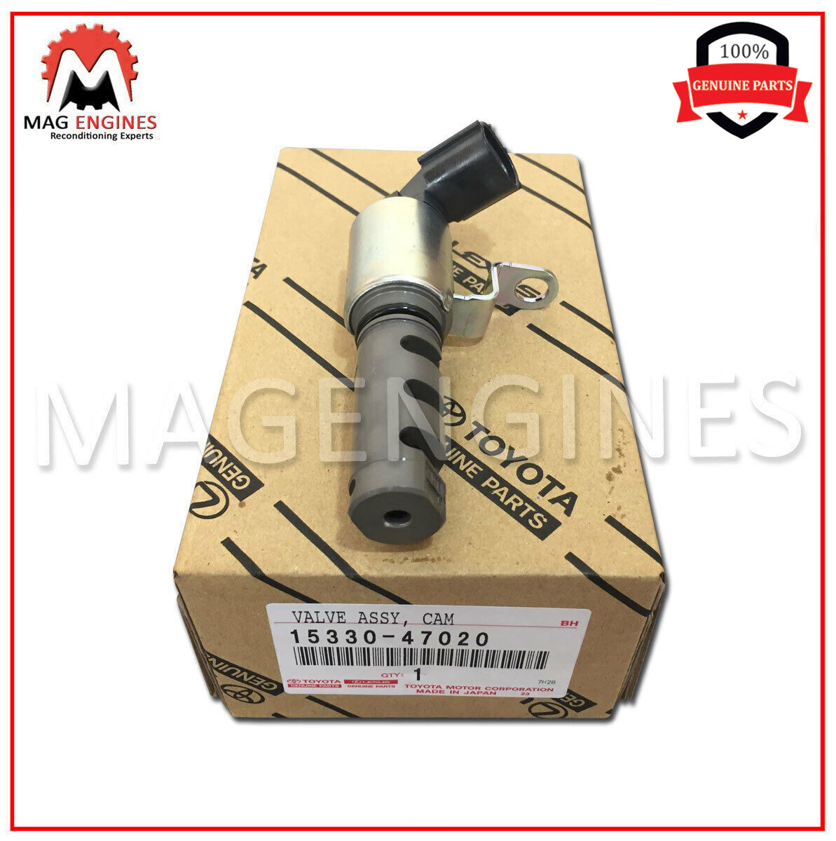 15330-47020 GENUINE OEM VALVE ASSY, CAMSHAFT TIMING OIL CONTROL ...