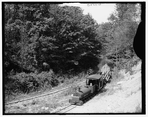 Logging train,lumber industry,railroads,tracks,Harbor Springs,Michigan ...