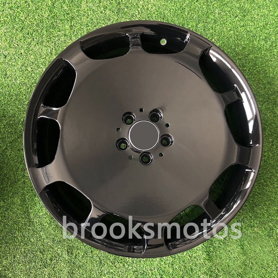 19" CLASSIC GLOSS BLACK WHEELS RIMS FITS FOR MERCEDES BENZ W222 MAYBACH ...