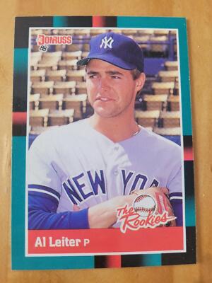 1988 Donruss "The Rookies" #27 Al Leiter ~ New York Yankees ~ Single ...