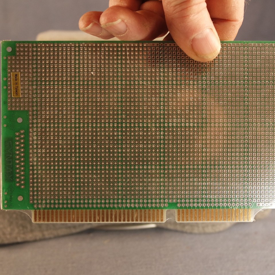 Syntax IBM Full Length PC/XT/AT Prototyping ISA Bus Card Gold Edge ...