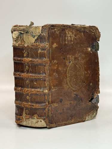 1549 Latin Bible; Kerver FINE BINDING Antique Bible ILLUSTRATED Post ...