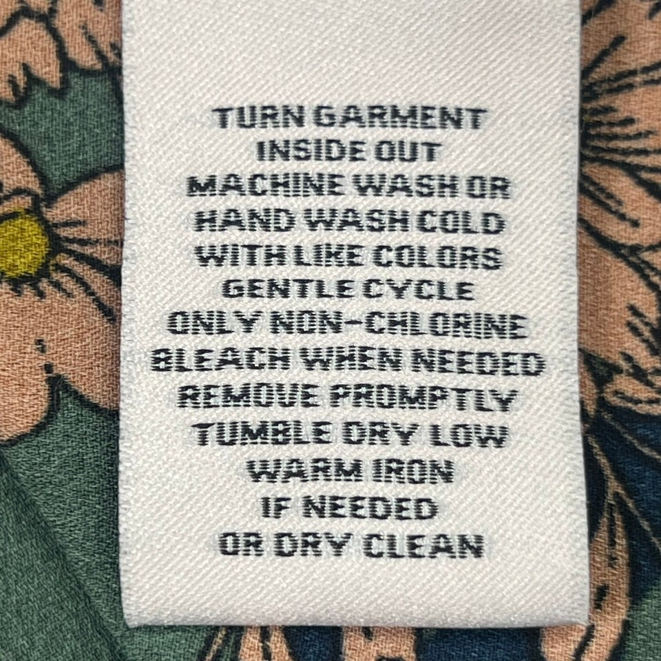 Nanette Lapore Blouse Size XL Lora Button Up Green Floral Ruffle ...