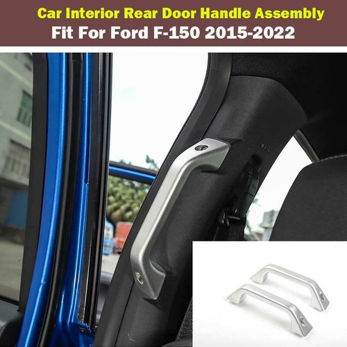 For Ford F-150 2015-22 Aluminum Silver Car Interior Grab Handle B ...
