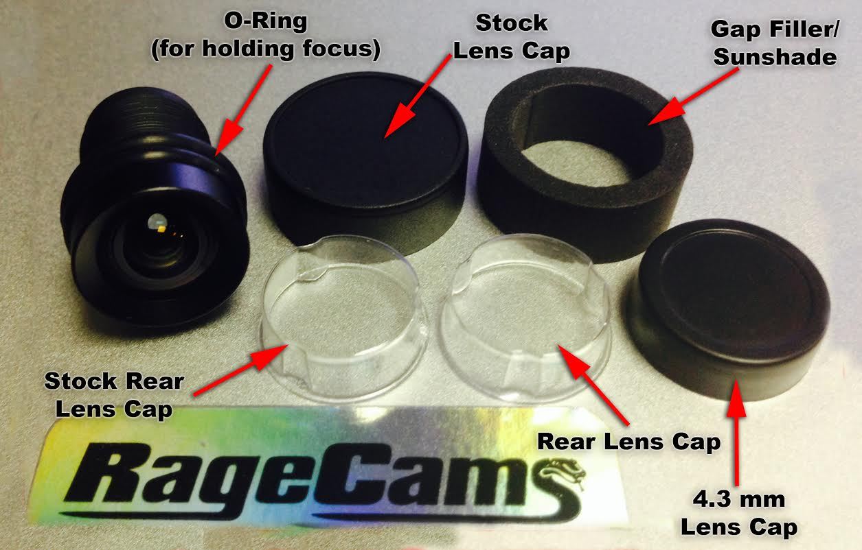 12MP 4.4mm Rectilinear Lens no fisheye/distortion for GoPro Hero3 Hero4 ...