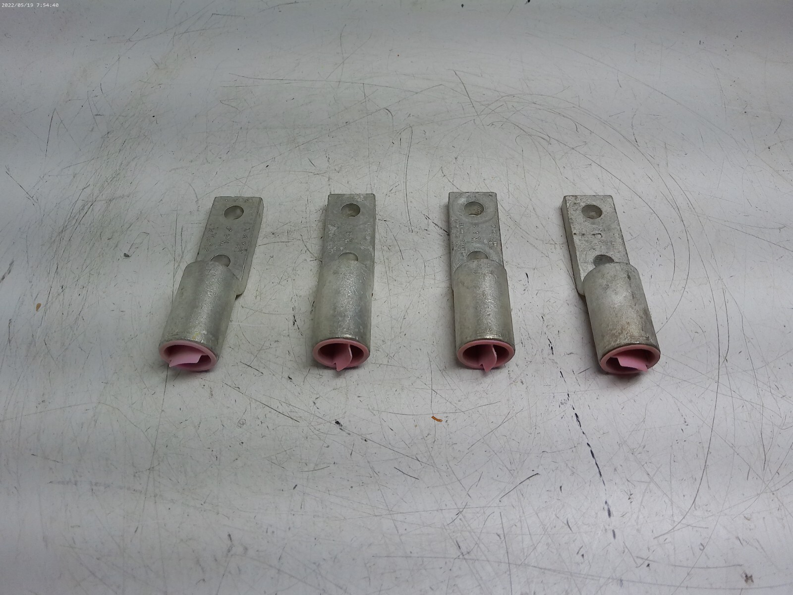 Lot of 4 VCEL-075-12H2 2 HOLE ALUMINUM COMPRESSION TERMINAL | eBay