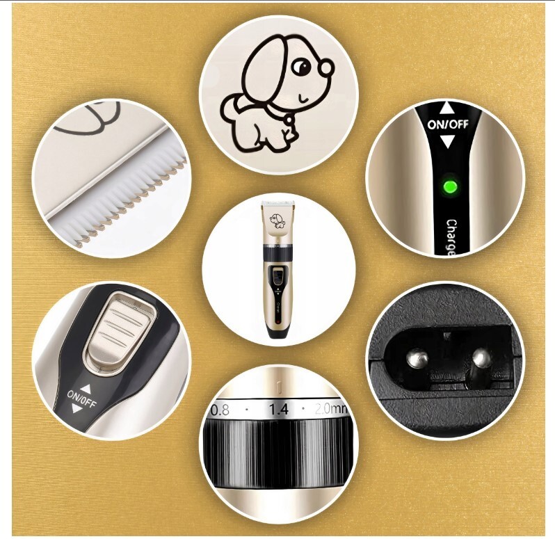 Dog Grooming Machine Anima Cut Hair Professional Cordless Pet Cutting ...