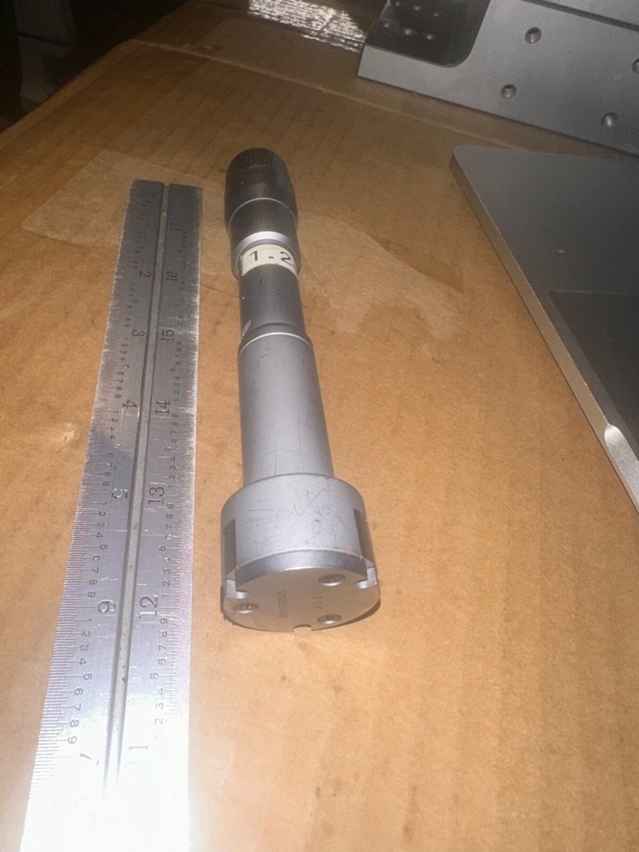 MITUTOYO HOLTEST TRI MICROMETER BORE GAGE 1.2" - 1.6" | eBay