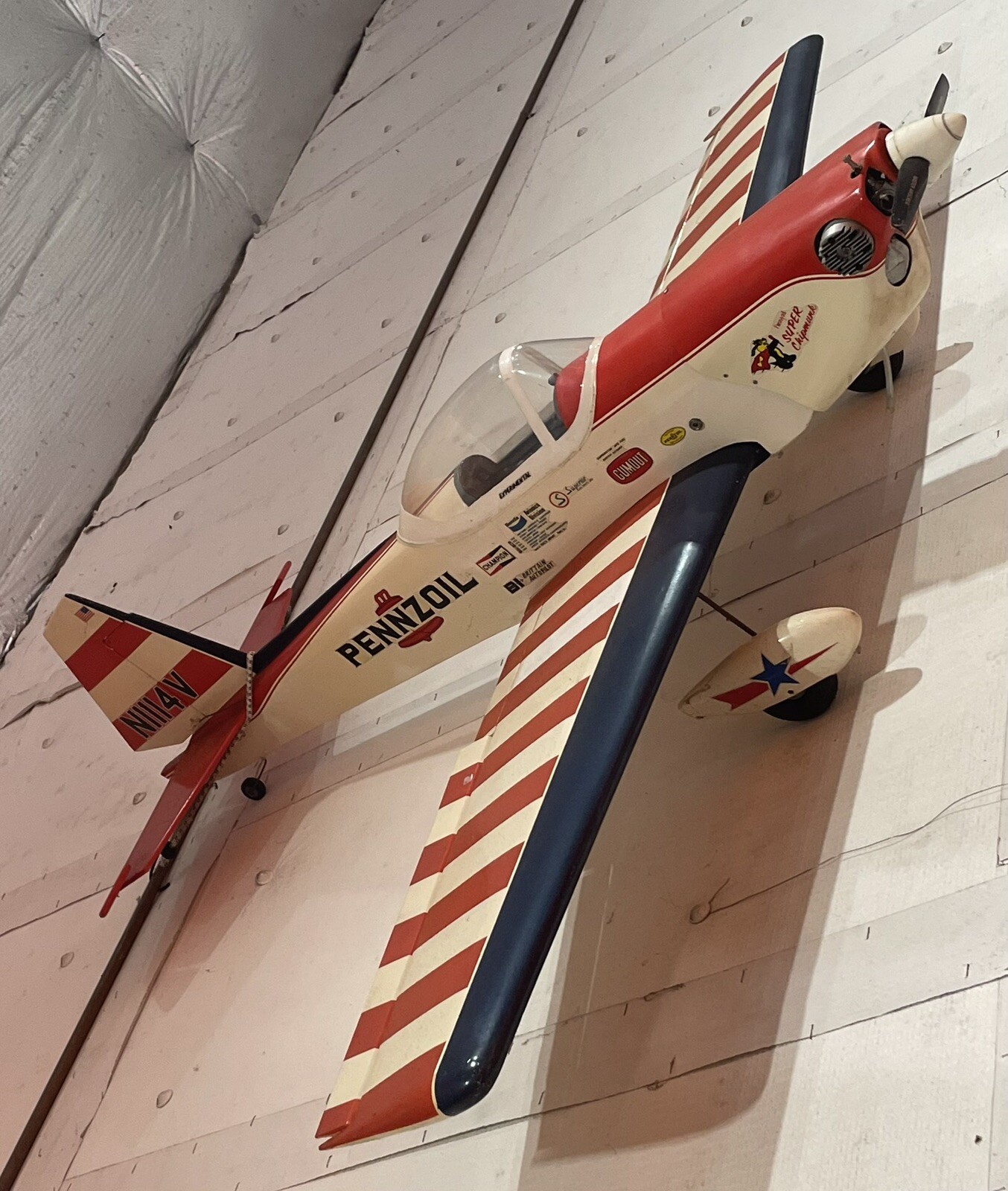 Airplane De Havilland Super Chipmunk Pennzoil Art Scholl Model | eBay