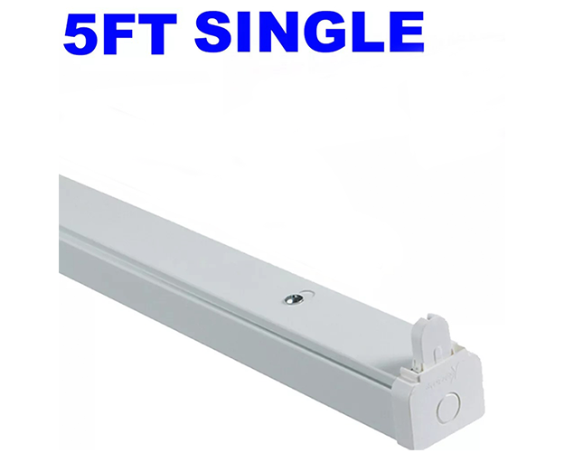 Single Twin T8 LED Batten Tube Fitting Fluorescent Double Wall Light ...