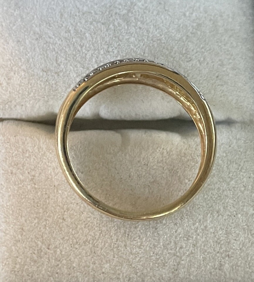 Ladies yellow diamond ring | eBay