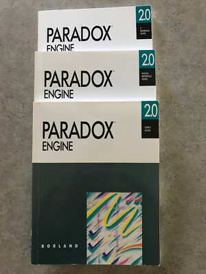 Borland Paradox Engine 2.0 for C & Pascal on DOS & Win 3.0, 3.5" & 5.25 ...