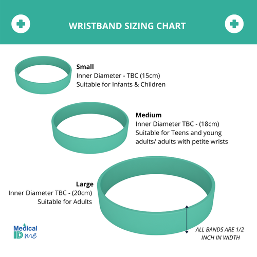 (X4) On Edoxaban Medical Alert Wristband Bracelet Blood Clot ID ...