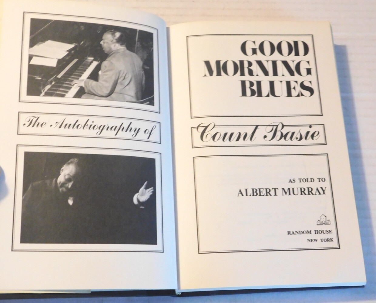 GOOD MORNING BLUES: COUNT BASIE BIO. - SIGNED by 13 JAZZ MUSICIANS & CO ...