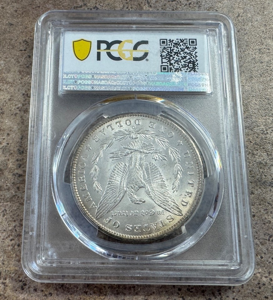 1885-O Morgan Silver Dollar Silver Coin, PCGS MS-63 | eBay UK