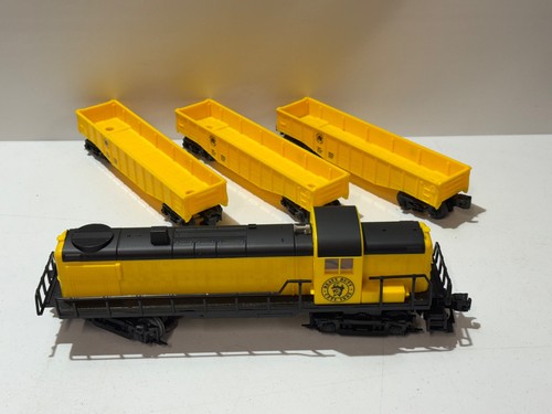 LIONEL 7-21902 O GAUGE HEAVY DUTY CONSTRUCTION ZONE DIESEL LOCOMOTIVE 3 ...