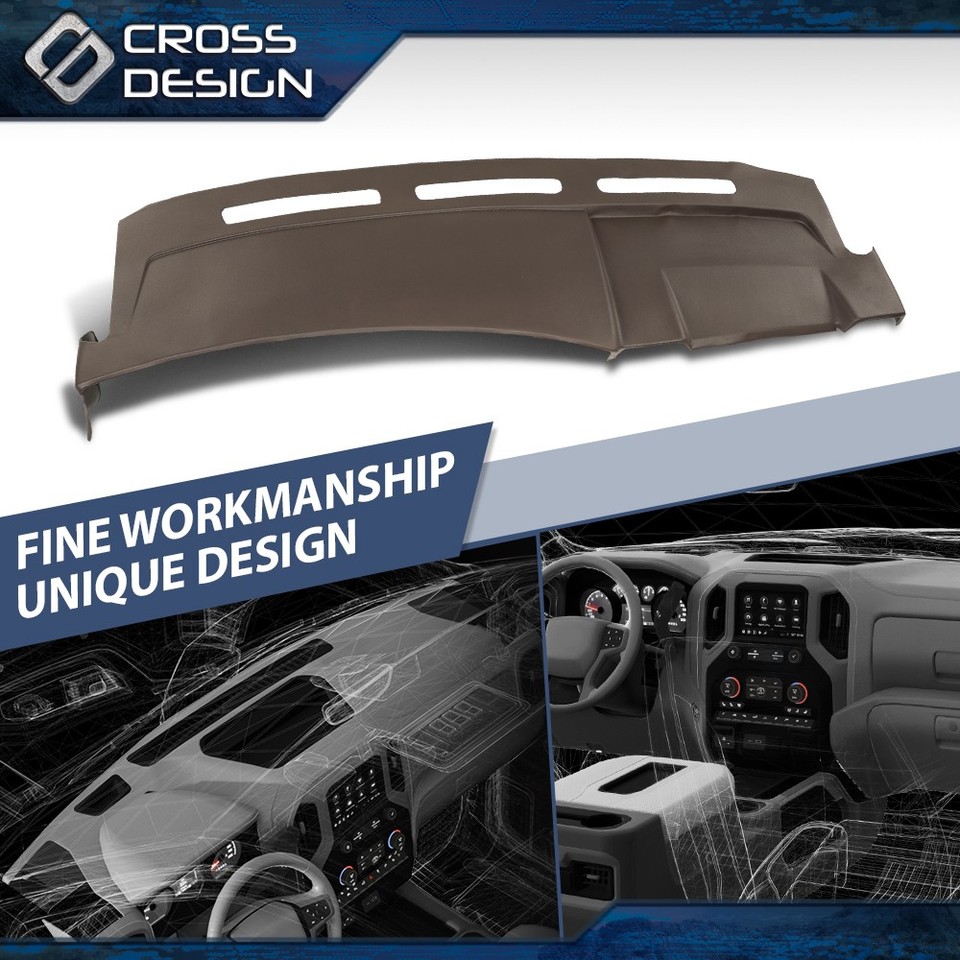 TPE Fits 2003-2006 Cadillac Escalade ESV EXT Dark Brown Dash Cover ...