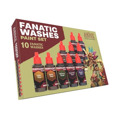 Army Painter Paint Fanatic - Washes Paint Set SW (New) | eBay