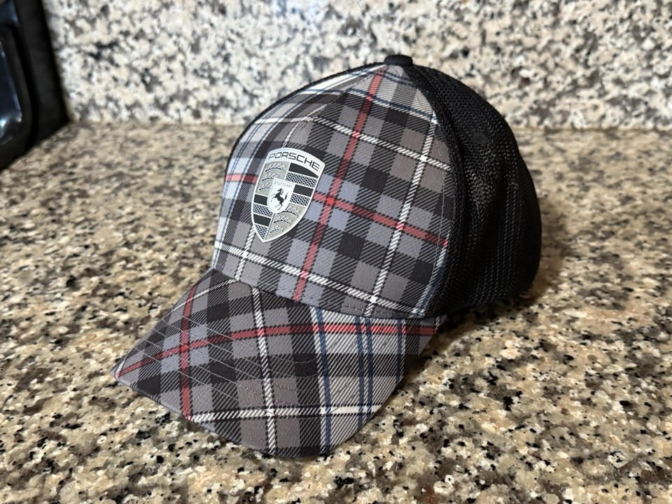Porsche 911 Turbo 50Y Collection Turbonite Tartan Baseball Cap / Plaid ...