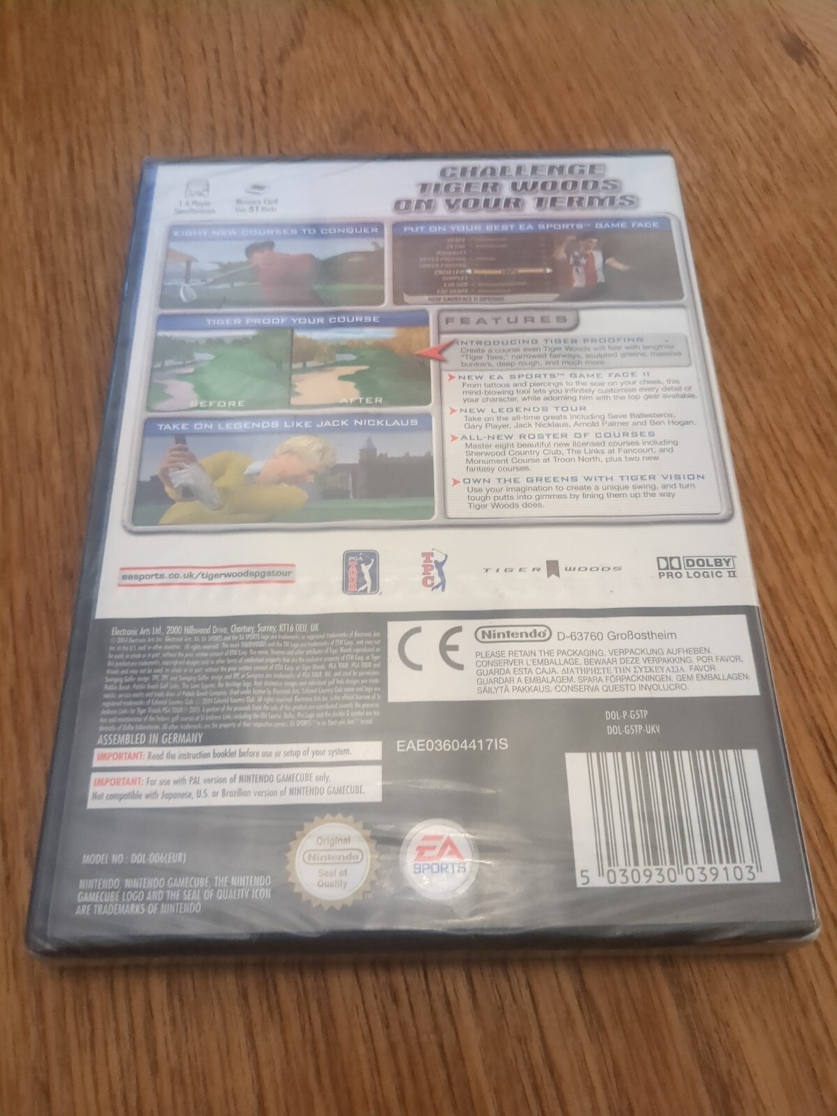 Tiger Woods PGA Tour 2005 (Nintendo GameCube, 2004) - European Version ...