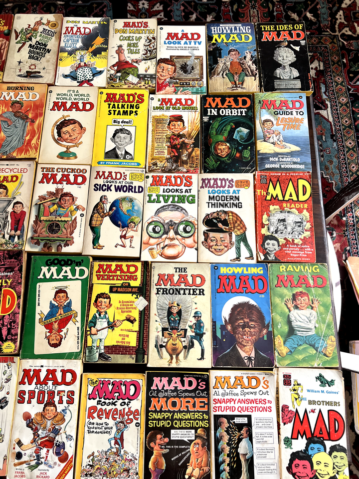 LOT OF 41 MAD paperback books - vintage 1960’s 70’s | eBay