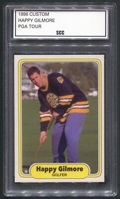 Custom 1996 Happy Gilmore PGA Tour Trading Card Adam Sandler As Happy ...