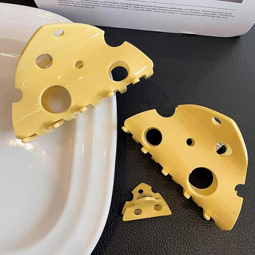 Hollow Triangle Cheese Shape Hair Claws Fashion Creative Hair Clip ...