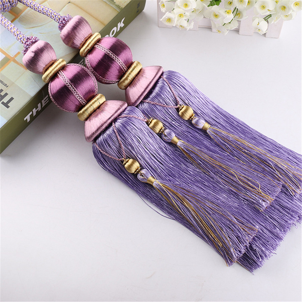 1 Pair Curtain Braided Rope Tassels Tiebacks Tie Backs Lantern Ball ...