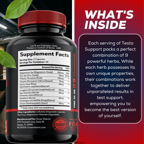 TESTO BOOSTER - Energy, Stamina, Endurance - Muscle Builder - PRIME LAB ...