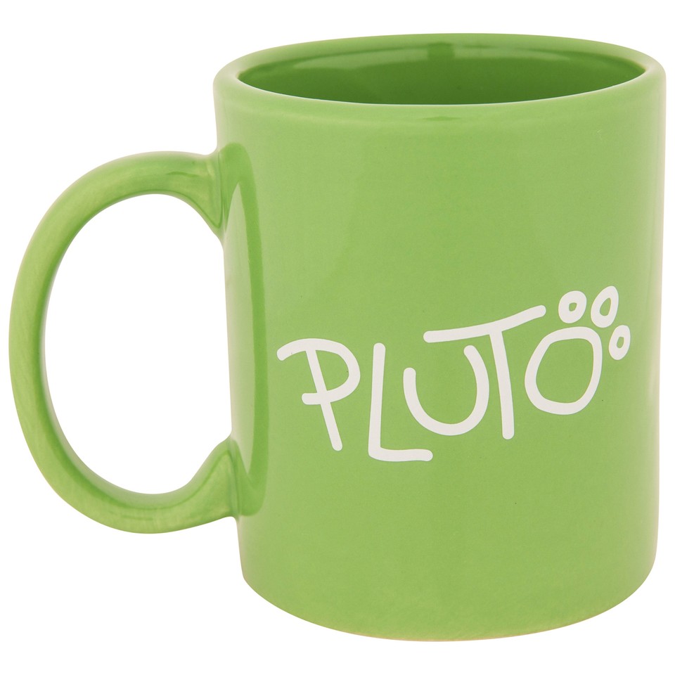Pluto Signature 11oz. Relief Mug Green | eBay