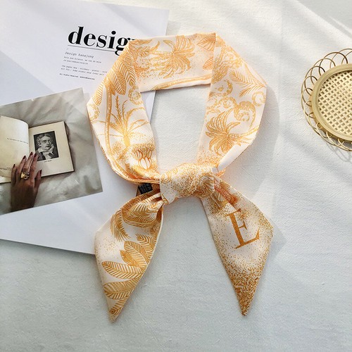 Womens Small Scarf Handle Bag Band Bandana Hair Tie Hair Head Neck ...