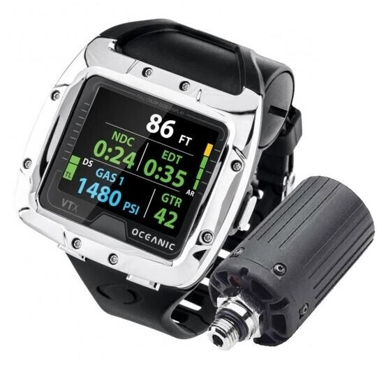 Oceanic VTX Wrist Scuba Diving Computer COMPLETE with WIRELESS air ...