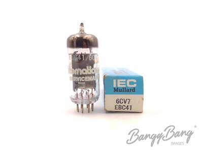 Vintage IEC Mullard 6CV7/EBC41 Double Diode-Triode Audio Vacuum Tube ...