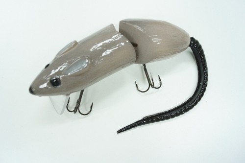 RAGO BAITS JERRY RAGO ALPHA RAT 6.5inch LIGHT BROWN Custom BLACK TAIL ...