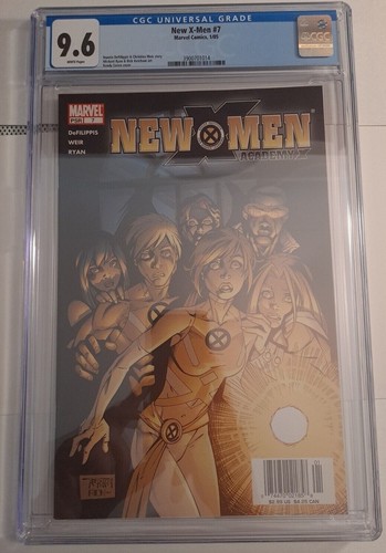 New X-Men Academy X #7 Newsstand 1st app Indra & Trance Marvel CGC 9.6 ...