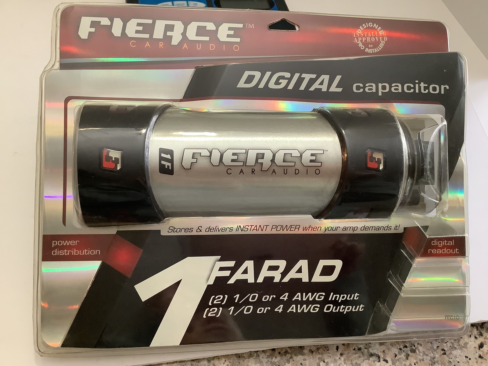 Fierce Car Audio Digital Capacitor 1 FARAD NEW | eBay