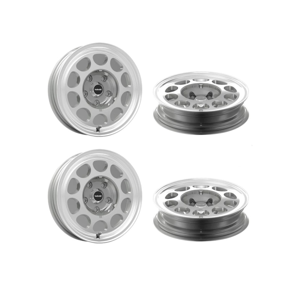 VMS Racing Phone Dial Drag Pack Wheels 5x4.5" 5x114.3 For 79-93 Fox ...