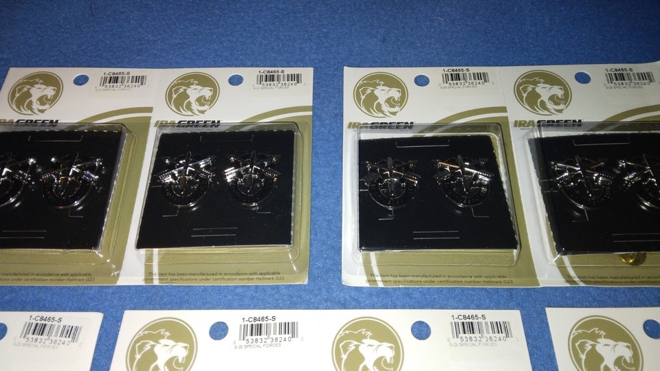 10 PAIRS OF - US ARMY SPECIAL FORCES - DUI PINS - NEW SEALED | eBay