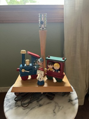 Antique Kids Room Train Lamp/ Music Box. No Lamp Shade Included | eBay