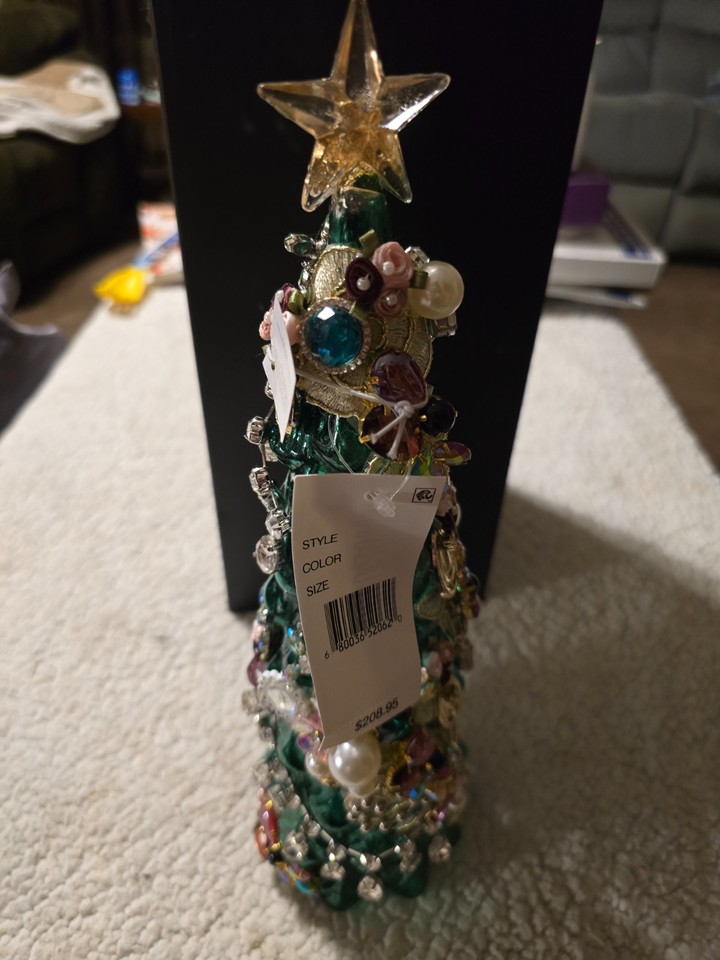 MARK ROBERTS LIGHTED JEWELED CHRISTMAS TREE 13" IN ORIGINAL BOX | eBay