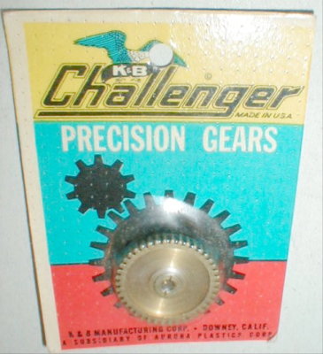 30 Tooth Brass Slot Car Spur Gear 5:40 Threaded 1/8 Inch Axle K&B ...