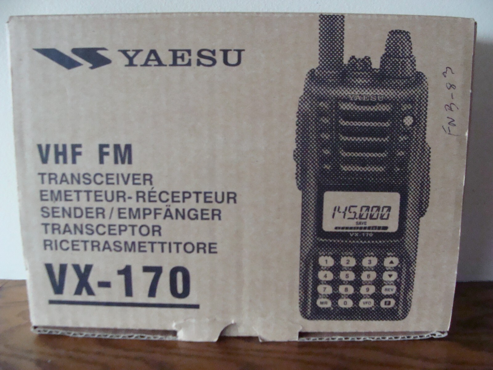 YAESU VX-170 Handheld Ham Radio VHF-FM Transceiver (complete) | eBay
