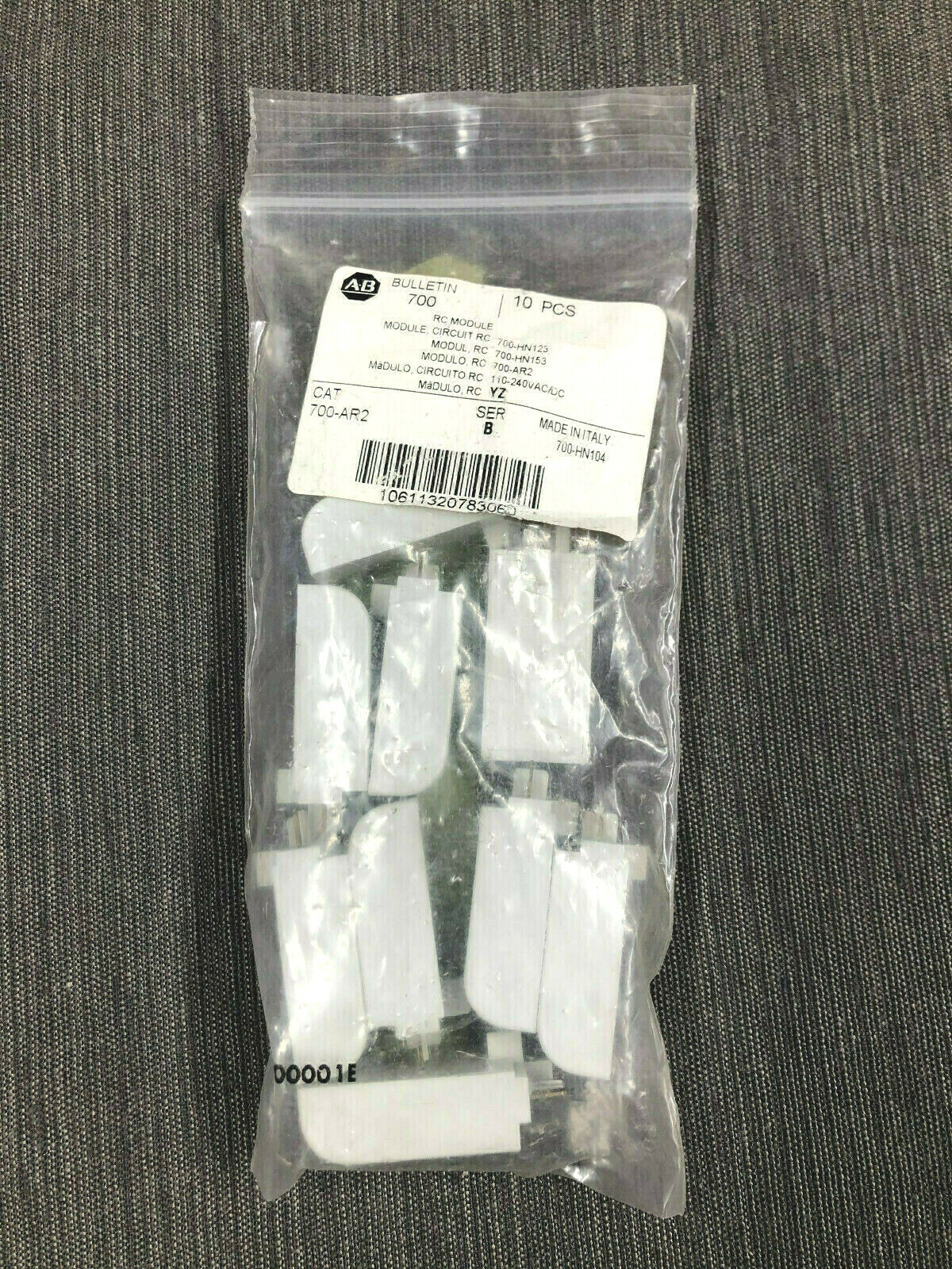 Allen Bradley 700-AR2 Ser. B Relay RC Suppression Module 110-240 VAC/DC ...