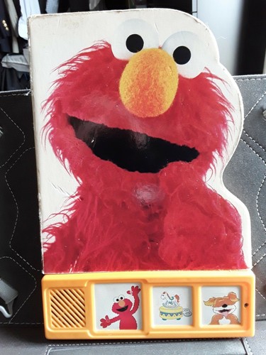 1997 SESAME STREET ELMO LOVES YOU Picture Book w/ talking-not sure if ...