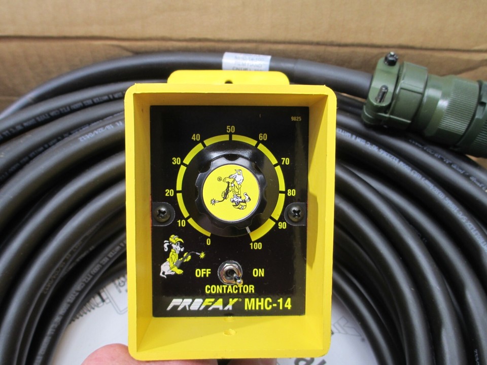 PROFAX MILLER STYLE AMP CONTROL BOX 14-PIN PLUG MACHINE MHC-14-100 100 ...