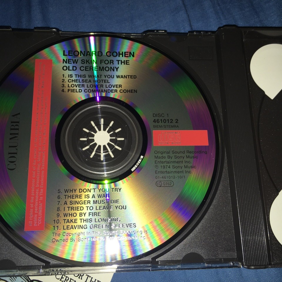 Leonard Cohen-New Skin For The Old Ceremony/Songs From A Room 2 CD BOX ...