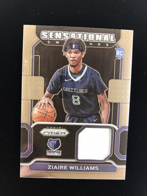 Zaire Williams Sensational Rookie Swatch 2021-22 NBA Prizm #SW-ZWL ...