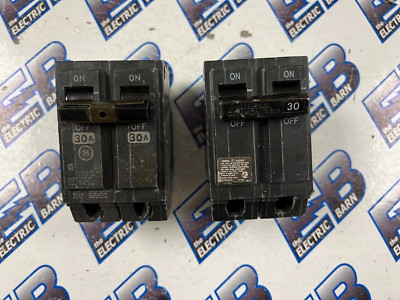 GE THQB2130, (1) 30 Amp, 240 Volt, 2 Pole, Bolt-On Circuit Breaker ...